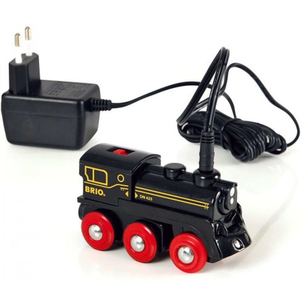 BRIO 33596 Schwarze Akku Dampflok mit 4 Radantrieb - Timmi Spielwaren ...
