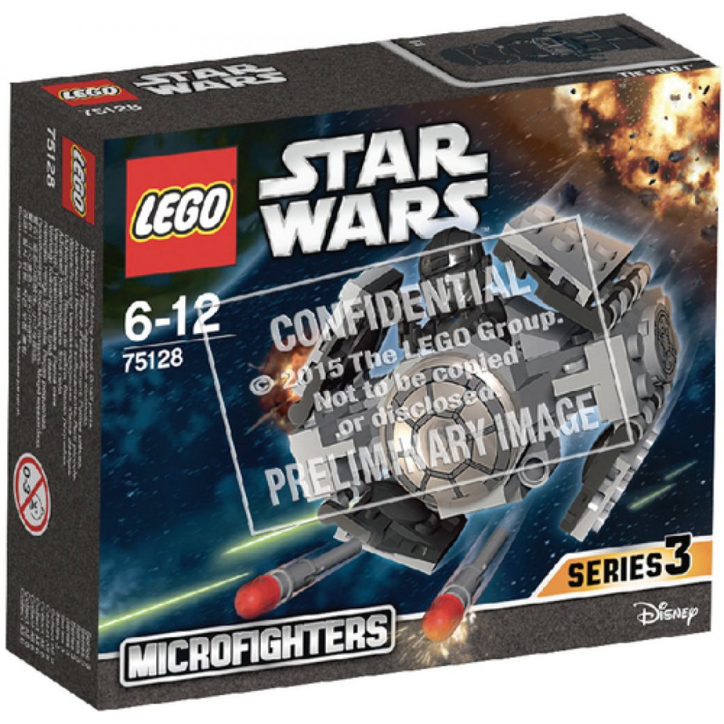 LEGO 75128 Star Wars TIE Advanced Prototype Microfighter Neuheit 2016 ...
