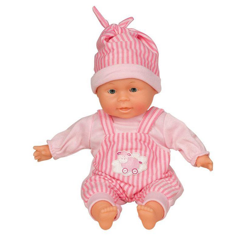 Weichkörperpuppe mit Stimme Puppe 30cm Junge & Mädchen Schlafaugen Baby ...