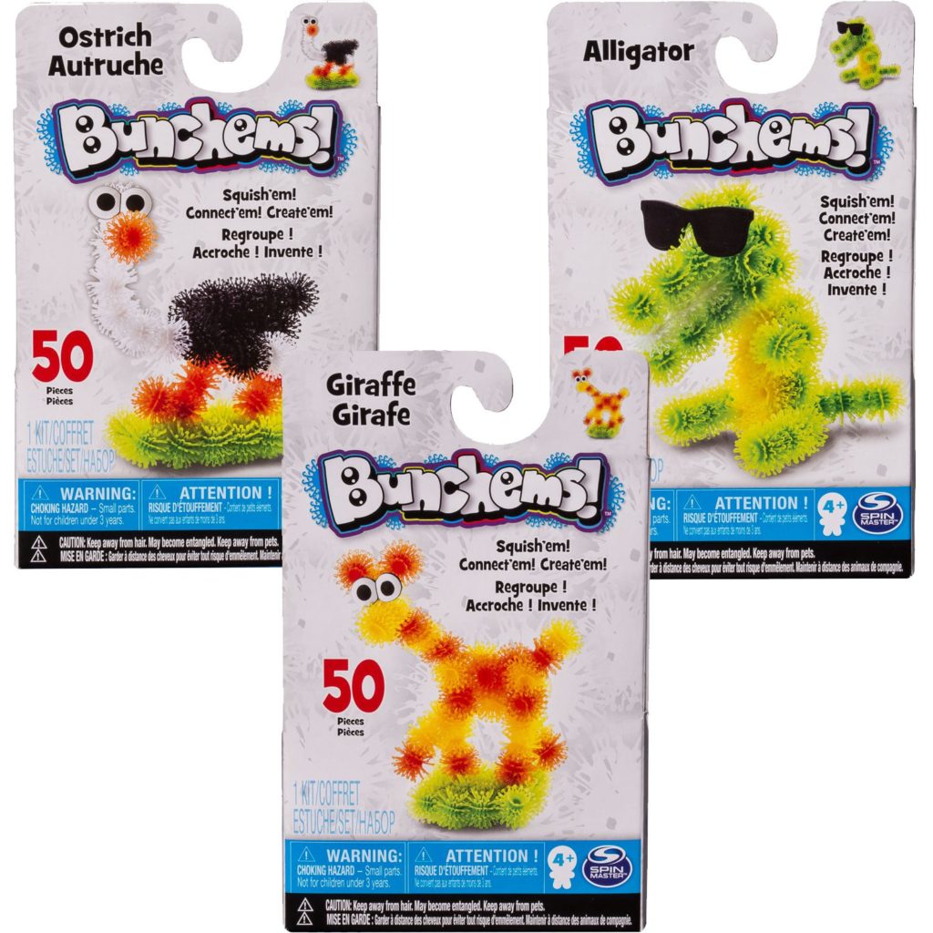 Bunchems Starter Set Tiere Strauß / Giraffe / Alligator - Spin Master ...