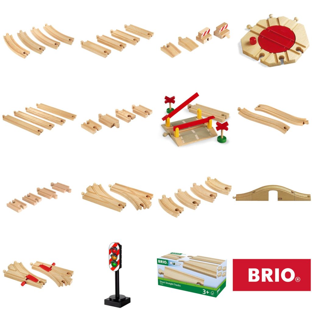 Schienen, Weichen & Zubehör für die Holzeisenbahn - Brio - Timmi ...