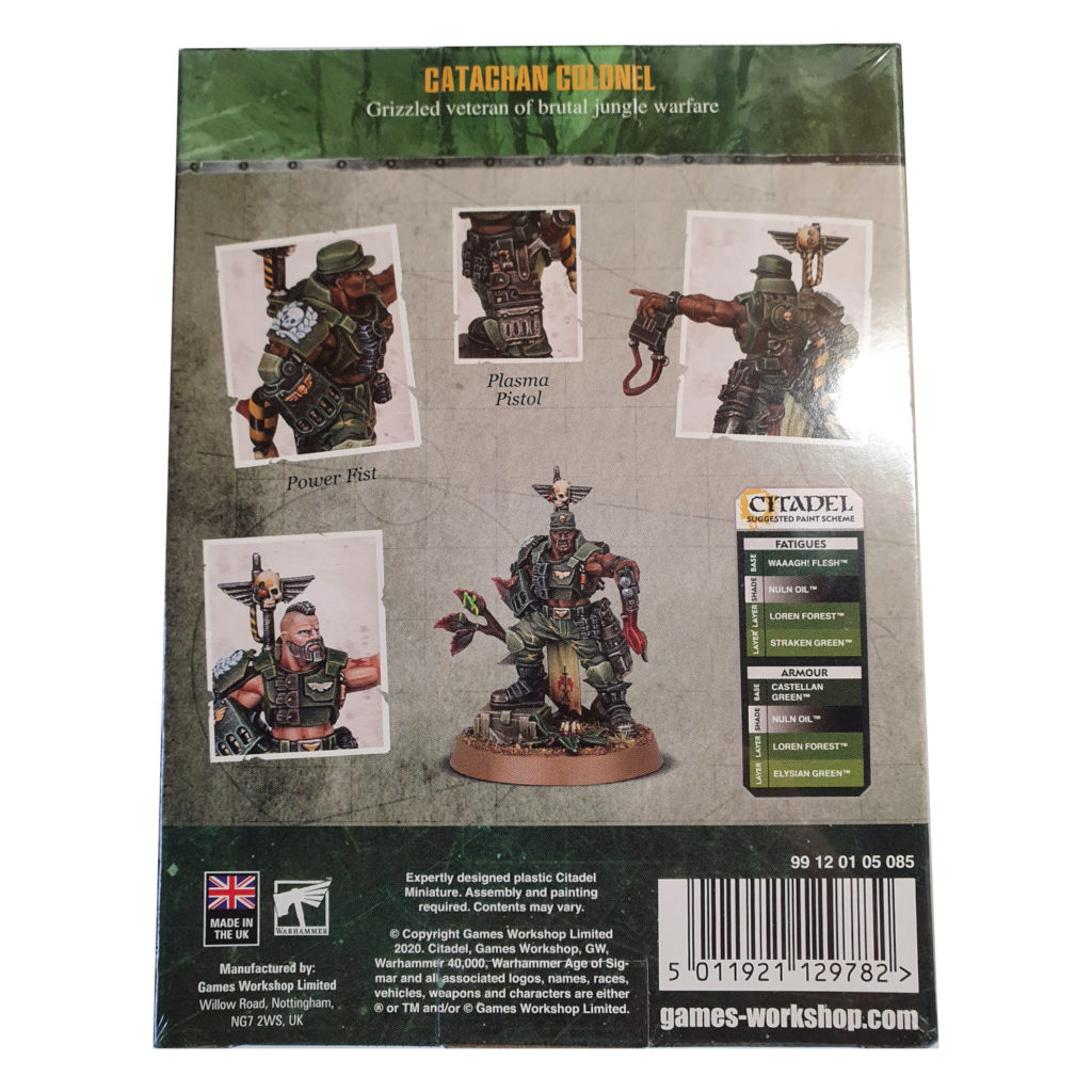 Warhammer 40k Catachan Colonel Astra Militarum - Games Workshop ...