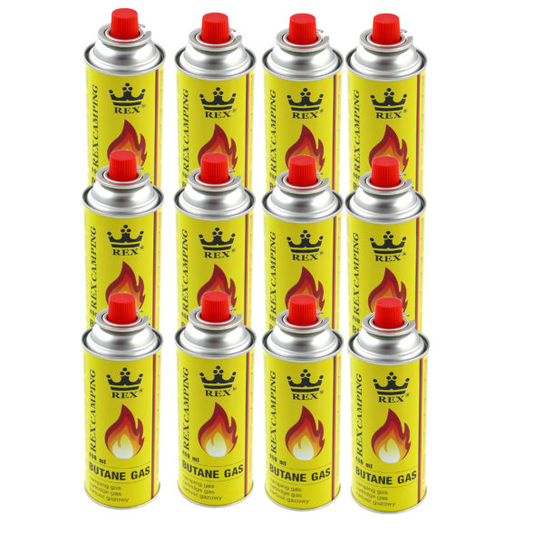 Butan Gas 227g 400ml für Campingkocher etc. - REX Camping IK 025 ...