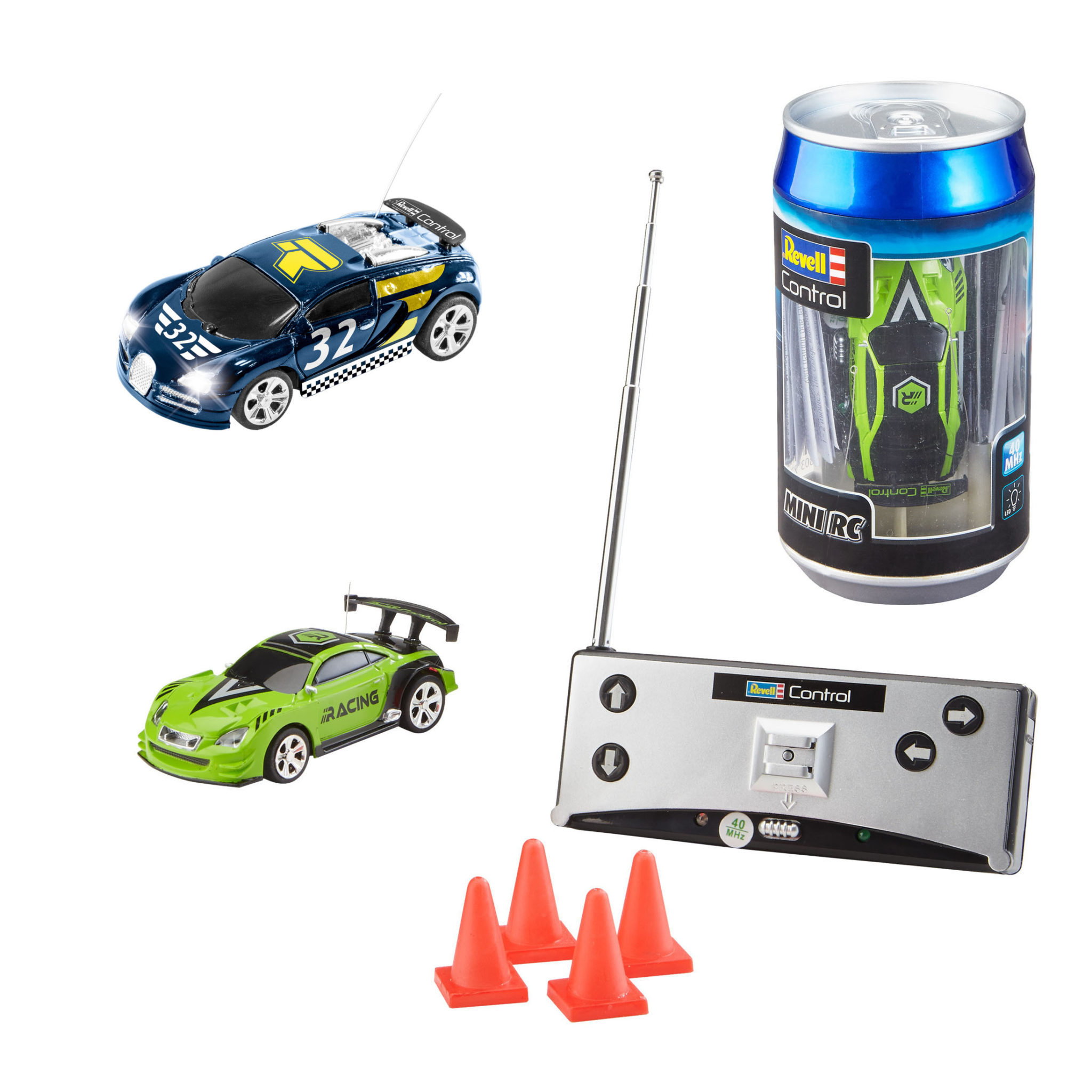 Mini RC Car Rennwagen Racer Dosenauto - Revell 23560 / 23561 - Timmi ...