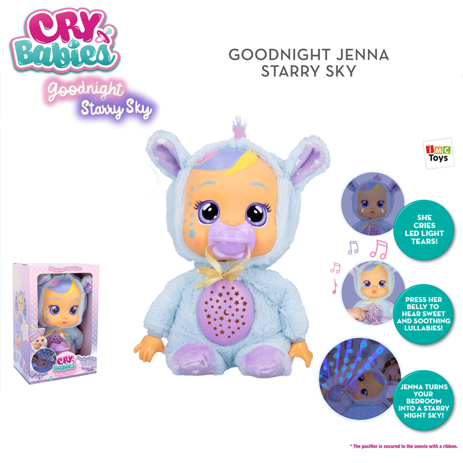 Cry Babies Goodnight Jenna mit Schlafliedern und Sternenhimmel - IMC ...