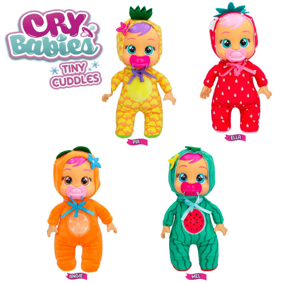 Cry Babies Tiny Cuddles Tutti Frutti Pia / Ella / Angie / Mel - Timmi Spielwaren Onlineshop