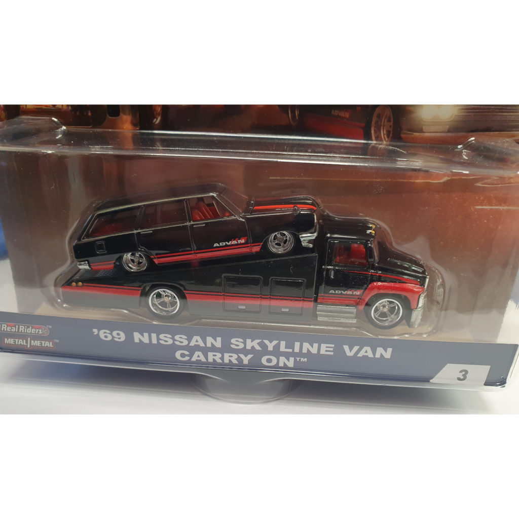 '69 Nissan Skyline Van & Carry On ADVAN - Hot Wheels Team Transport ...