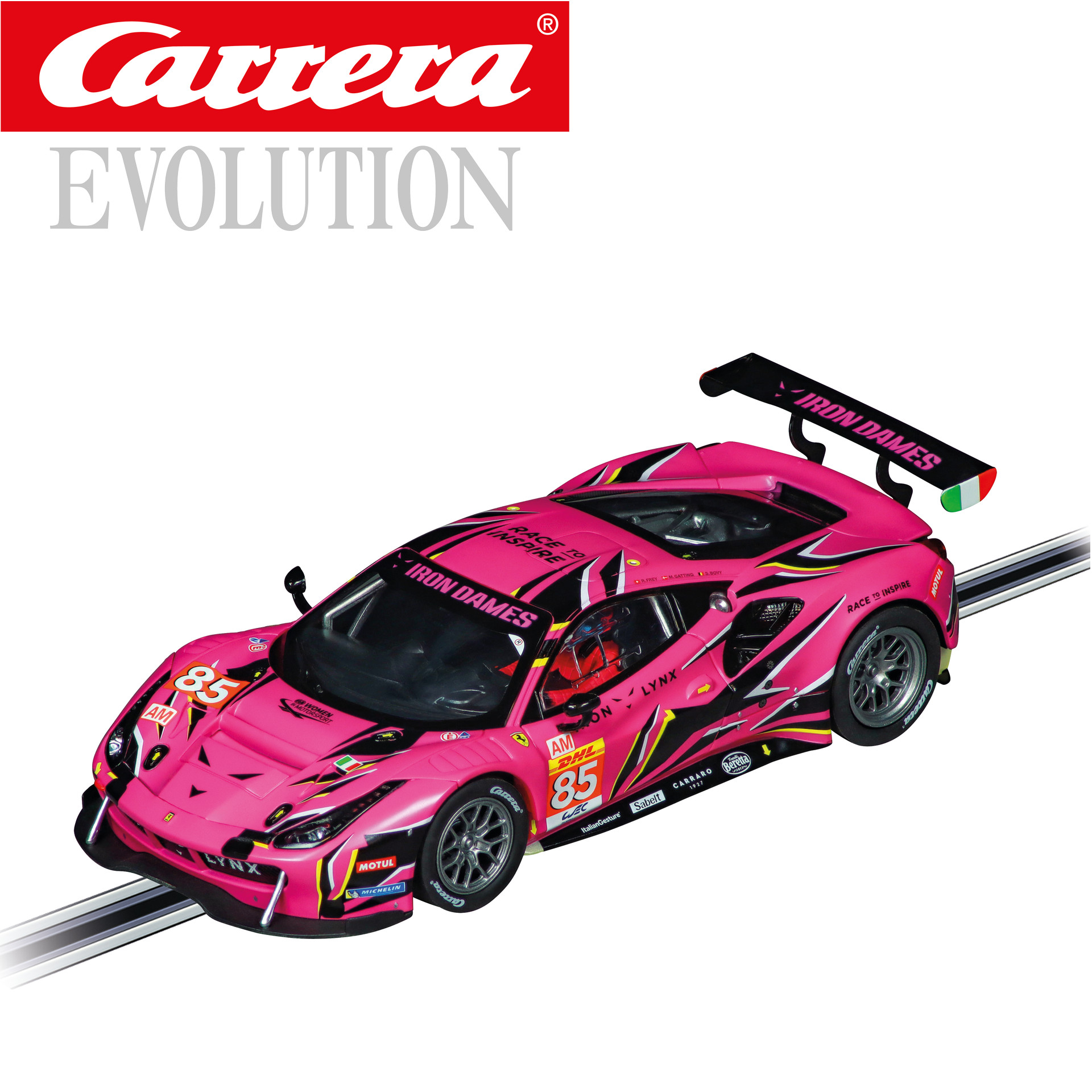 Ferrari 488 GT3 „Iron Dames, No.85“ - Carrera Evolution Fahrzeug ...